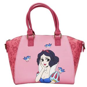 loungefly disney snow white bird friends crossbody satchel handbag purse