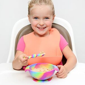 PrimaStella Silicone Chew Spoon Set for Babies and Toddlers - Safety Tested - BPA Free - Microwave, Dishwasher and Freezer Safe