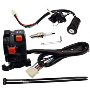 royitay 5-function 9 wire ignition switch key left starter control switch spark plug assembly for 150cc 200cc 250cc 300cc taotao chinese atv quad 4 wheeler baja yamoto kazuma