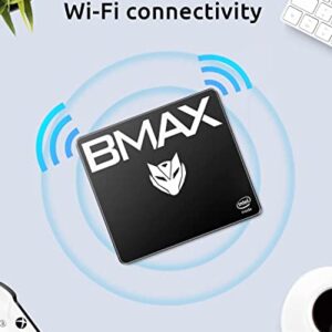 Bmax Mini PC N4020(up to 2.8GHz) 6GB DDR4 128GB eMMC Mini Desktop Computer 4K USB 3.0 x4 HDMI VGA Dual Band WiFi RJ45 BT 4.2 Micro PC Mini Computer