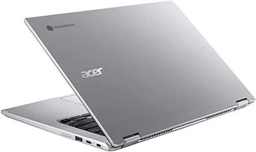 Acer 2023 Newest Spin 514 2-in-1 Convertible Chromebook,AMD Ryzen 3 3250C (Up to 3.5GHz),14 Inch FHD IPS Touchscreen,8GB RAM,128GB eMMC,WiFi,Backlit Keyboard,12+ Hours,Silver