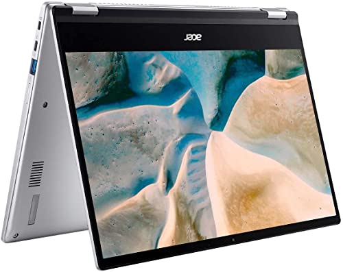 Acer 2023 Newest Spin 514 2-in-1 Convertible Chromebook,AMD Ryzen 3 3250C (Up to 3.5GHz),14 Inch FHD IPS Touchscreen,8GB RAM,128GB eMMC,WiFi,Backlit Keyboard,12+ Hours,Silver