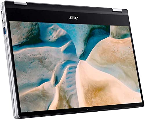 Acer 2023 Newest Spin 514 2-in-1 Convertible Chromebook,AMD Ryzen 3 3250C (Up to 3.5GHz),14 Inch FHD IPS Touchscreen,8GB RAM,128GB eMMC,WiFi,Backlit Keyboard,12+ Hours,Silver