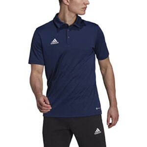 adidas entrada 22 polo tee (as1, alpha, m, regular, regular, medium) navy