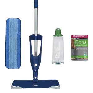 bona premium spray mop with bona multi-surface floor cleaner concentrate, for stone tile laminate & vinyl (lvt/lvp)