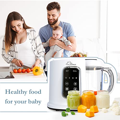 Avec Maman Baby Cuisine 4-in-1 Baby Food Processor - NEW 2023 - Baby Food Blender - Baby Food Steamer - Jar/Bottle Warmer - Bottle Cleaner - Baby Food Maker - BPA-Free & Certified Safe