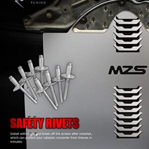 MZS Catalytic Converter Protection Shield, Anti-Theft Cat Protector Compatible with 2004-2009 Prius Gen 2