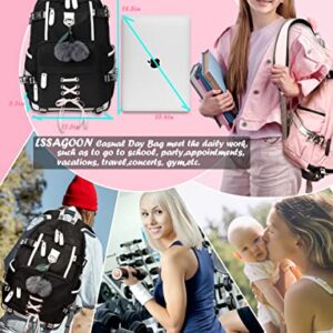 LSSAGOON Backpack for Women Teen Kids Girls, Water Resistant Casual Daypack Fits Laptop with USB Charging Port,Cute Bookbag for Travel,School,Hiking,Gift…