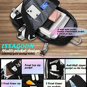 LSSAGOON Backpack for Women Teen Kids Girls, Water Resistant Casual Daypack Fits Laptop with USB Charging Port,Cute Bookbag for Travel,School,Hiking,Gift…