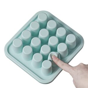 MyMilk by Souper Cubes Half-Ounce Silicone Tray - Freeze and Store Breast Milk and Baby Food - 2 pack - fits any baby bottle (Mint)