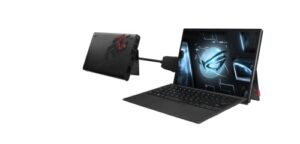 asus rog flow z13 gaming tablet, 13.4” 4k display, rtx 3050 ti, 12th gen intel core i9, 16gb ram, 1tb ssd, xg mobile dock (rtx 3080), detachable rgb keyboard, stylus, win11, gz301ze-xs94-b