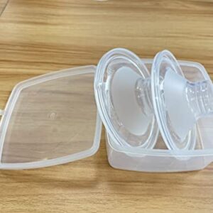 Flange 27mm(2PCS) Replacement,Suitable for S9/S10/S12,Wearable Breast Pump Shield/Flange Insert,Milk Collector 24mm Universal