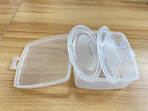 Flange 27mm(2PCS) Replacement,Suitable for S9/S10/S12,Wearable Breast Pump Shield/Flange Insert,Milk Collector 24mm Universal