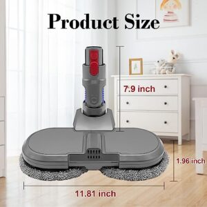 Coodss Electric Cleaner Head Compatible with Dyson V7 / V8 / V10 / V11 Stick Vacuum Sweeping Machine Wet and Dry Dual-use Suction Head Adaptation Cordless Vacuum Cleaner Attachment