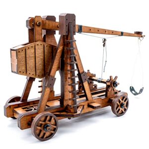 toystub 3d wooden puzzles for adults trebuchet building kit model wood assembly gifts