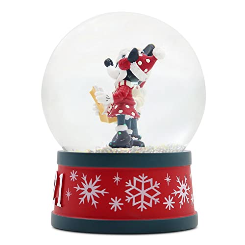 Disney Mickey and Minnie Mouse 2021 Holiday Snow Globe