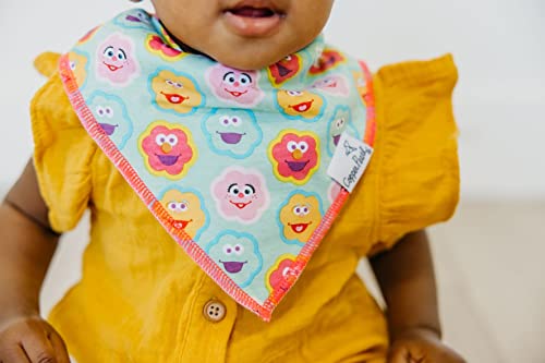 Copper Pearl Baby Bandana Drool Bibs for Drooling and Teething 4 Pack Gift Set Abby and Pals, Soft Set of Cloth Bandana Bibs for Any Baby Girl or Boy, Cute Registry Ideas for Baby Shower Gifts