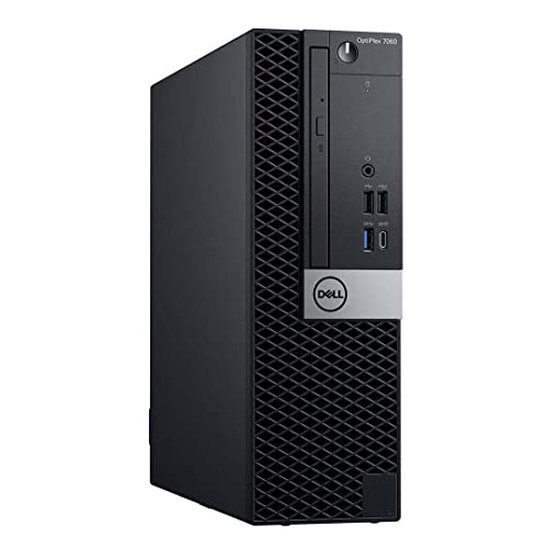 Dell Optiplex 7060 SFF Desktop Computer PC | Intel 8th Gen i7-8700 (6 Core) | 32GB DDR4 Ram 512GB NVMe M.2 SSD | Built-in WiFi & Bluetooth | Windows 11 Pro | Wireless Keyboard & Mouse(Renewed)