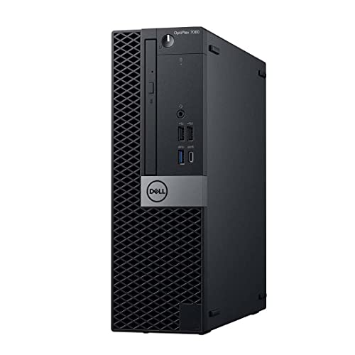 Dell Optiplex 7060 SFF Desktop Computer PC | Intel 8th Gen i7-8700 (6 Core) | 32GB DDR4 Ram 512GB NVMe M.2 SSD | Built-in WiFi & Bluetooth | Windows 11 Pro | Wireless Keyboard & Mouse(Renewed)