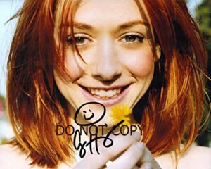 alyson hannigan autographed signed photo 8 x 10 reprint photo picture poster wall art autograph rp