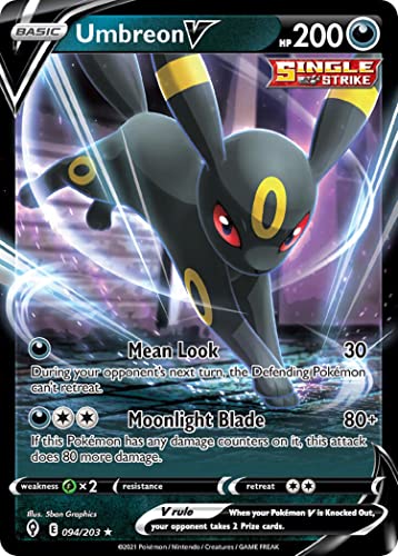 Pokemon Cards: 2022 Spring V Heroes Umbreon V Tin