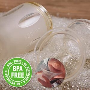 haakaa Gen.3 Silicone Breast Pump 8oz/250ml | Upgraded Detachable Manual Breast Pump and Bottle Design | Multi-Purpose Use with haakaa Attachments, Color: Grey