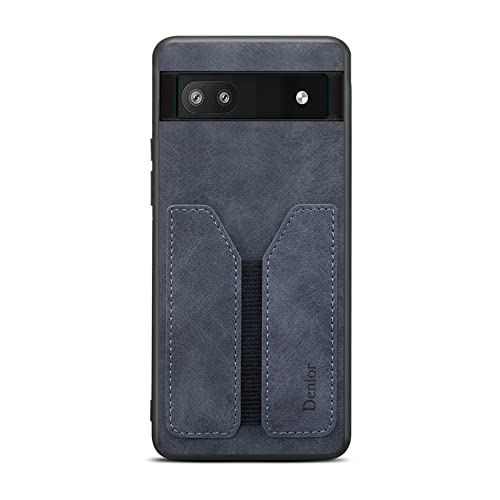 Kowauri Wallet Case for Google Pixel 6A 2022 - PU Leather, Card Slot, Ultra Slim Protector (Gray)