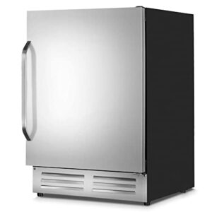 velivi 24 inch beverage refrigerator, under counter beverage cooler, built-in and freestanding beverage fridge 210 cans, drink fridge with stainless steel door for soda, beer, wine