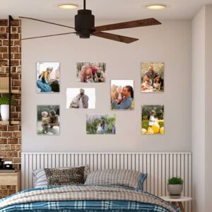 DZZ 12 PCS Picture Frame, 4x6 Clear Acrylic Picture Frames and 6x4 Picture Frame Each Size 6 PCS