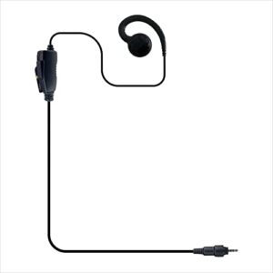 monicona c shape ear hook earphone headset ptt mic earpiece for motorola radios clp1010 clp1040 clp1060 clp446 replace for hkln4602 hkln4455