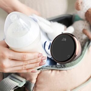 Electric Breast Pump, Portable Breast Pump with 2 Modes 9 Levels, Double Electric Breast Pump with 24mm 27mm Massage Flanges, Strong Suction hands free breast pump, come with 4 Breastmilk Storage Bags