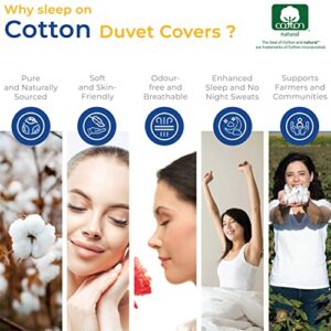 THREAD SPREAD Queen/Full Duvet Cover, 600 Thread Count Sateen 3Pc Egyptian Cotton Duvet Cover Set, 100% Pure Cotton Comforter Cover, 2 Pillow Shams, Zipper Closure, 7 Corner Ties - (Silver)