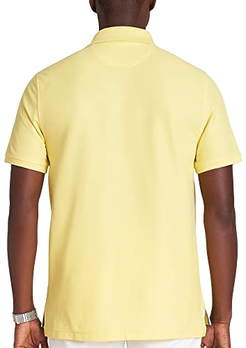 IZOD Mens Solid Advantage Performance Polo Shirt Large Yellow