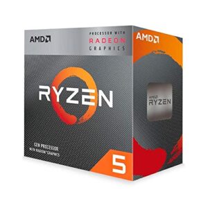 amd ryzen™ 5 4600g, 6-core, 12-thread unlocked desktop processor with wraith stealth cooler