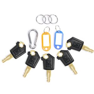 cat caterpillar heavy equipment key: 5 pack keys