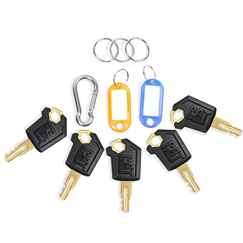 CAT Caterpillar Heavy Equipment Key: 5 Pack Keys