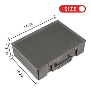 RISOU Minature Figurine Carrying Case Compatible with Warhammer 40k, DND and More - 72 Slots in Total (72 Slots)