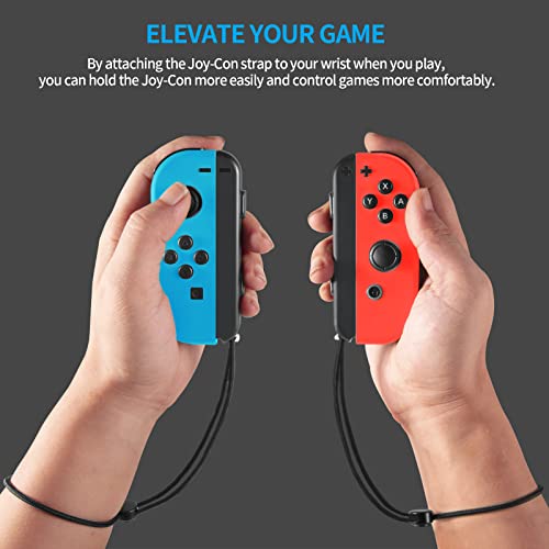 MOSAHOLL Wrist Strap for Switch Joycon – 2 Pack Lanyard Replacement Parts Accessories for Joy Con Joy-Con Controller