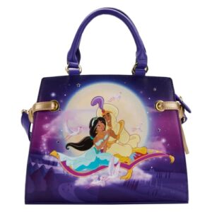 loungefly disney aladdin 30th anniversary crossbody bag aladdin one size