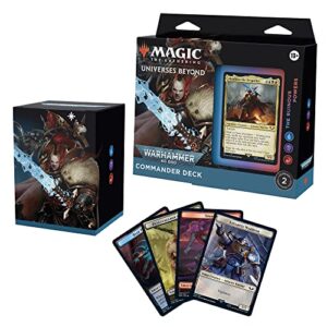 magic: the gathering universes beyond: warhammer 40,000 commander deck – the ruinous powers