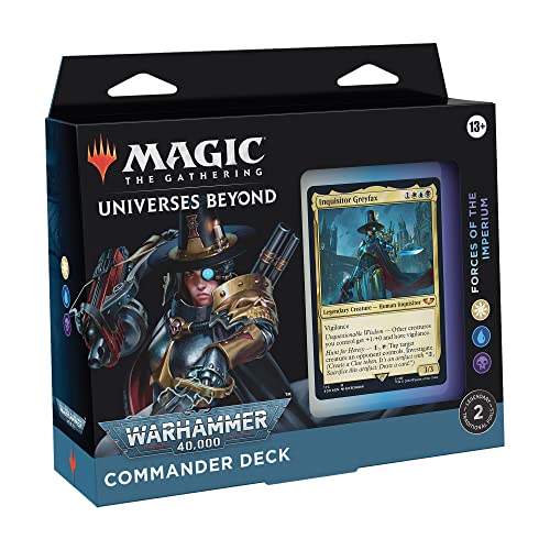 Magic: The Gathering Universes Beyond: Warhammer 40,000 Commander Deck – Forces of the Imperium