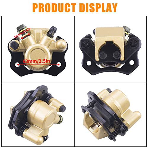 MWMNUN Brake Caliper 110cc 125cc 200cc 250cc 196cc 150cc 6.5HP CTieoleman kt196 yerf dog gx150 Kandi Baja RTK200 Go Kart RTK200Dune Buggy Taotao Roketa Sunl Kazuma Chinese ATV Quad Golden