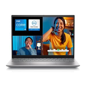 dell inspiron 14 5420 notebook - 14.0-inch non-touch display, intel core i5-1235u, 8gb ddr4 ram, 512gb ssd, intel uhd graphics, intel wi-fi 6e, windows 11 home - platinum silver