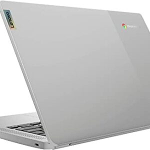 Lenovo Chromebook 14" FHD Laptop for Business, Student, Octa-Core MediaTek MT8183, 4GB RAM, 64GB eMMC+64GB Card, WiFi, Webcam, 10+ Hours Battery, Chrome OS, Arctic Grey | TGCD Boundle