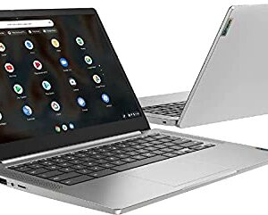 Lenovo Chromebook 14" FHD Laptop for Business, Student, Octa-Core MediaTek MT8183, 4GB RAM, 64GB eMMC+64GB Card, WiFi, Webcam, 10+ Hours Battery, Chrome OS, Arctic Grey | TGCD Boundle