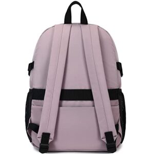 MIRLEWAIY Casual Laptop Daypack Girls Travel Backpack Lightweight School Bookbag Work Bag For High School student water-resistent, Pink Purple