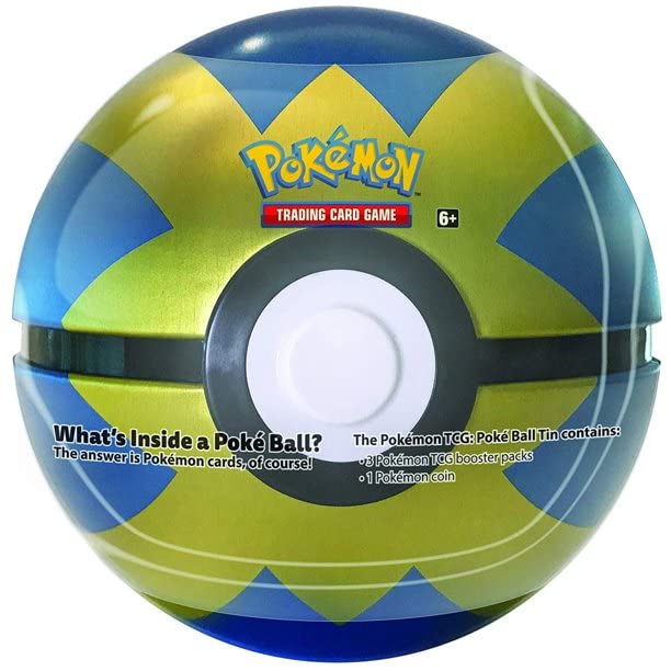 Pokemon Cards: 2022 Spring Blue Quick Pokeball Tin