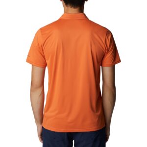 Columbia Men's Hike Novelty Polo, Desert Orange, Medium