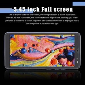 ASHATA M12 Uitra Unlocked Android Smartphone, 5.45in HD Full Screen Unlocked Cellphone, 2GB 32GB Storage, 2MP 5MP Camera, Face Recognition, 2200mah Battery, Dual Cards Dual Standby(Blue)