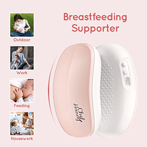 Breast Massager Breastfeeding, Lactation Massager with Heat, 6 Modes of Vibration Support for Improved Milk Flow, Clogged Ducts, Mastitis, Engorgement